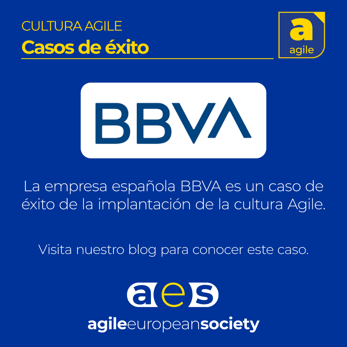Agile. Casos de éxito. BBVA